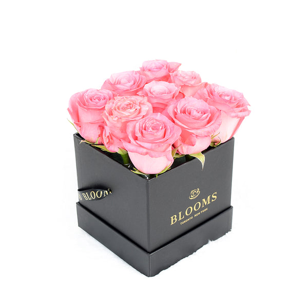 Impeccable Pink Rose Hat Box | Rose Gifts | New York Blooms